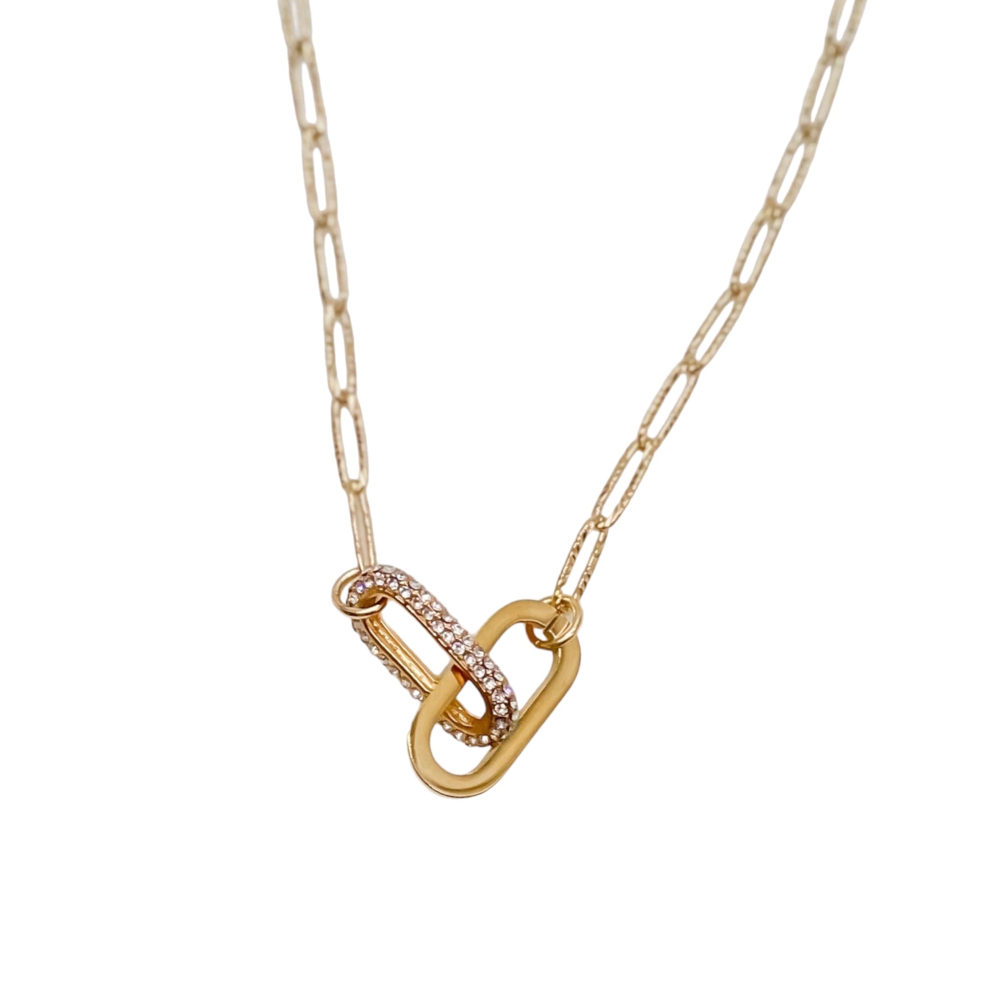 Link It Up Necklace in 18K Gold-Plated Stainless Steel – Idlewild Everyday