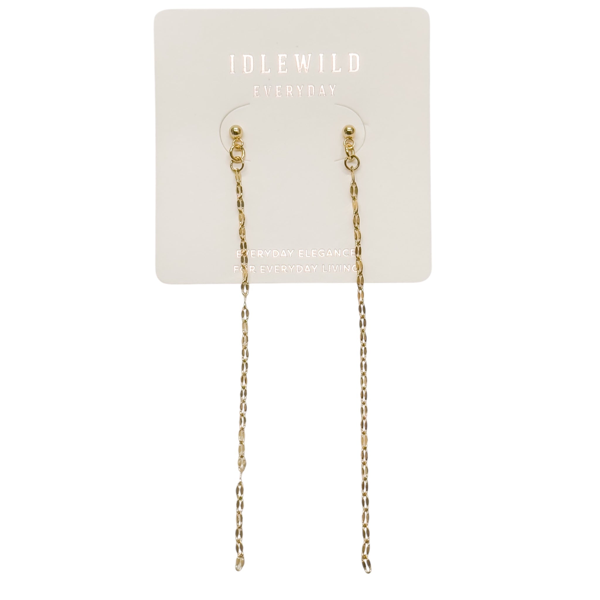 Shimmer Chain Duster Earrings – Idlewild Everyday