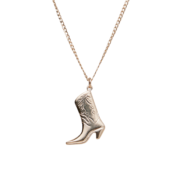 Cowgirl Boot Necklace in Gold-Filled – Idlewild Everyday